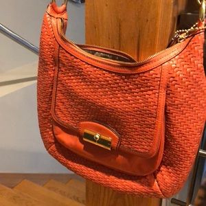 Coach | Bags | Coach Kristin Woven Leather Purse | Poshmark